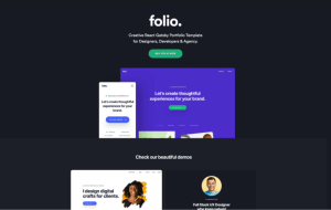 Top 25 Free & Premium React Portfolio Templates In 2022 - UI-Lib's Blog