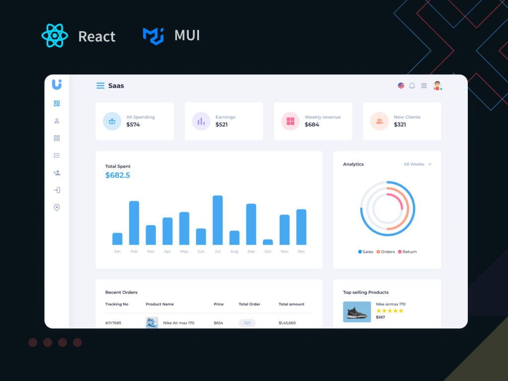 Uko Lite React Client And Admin Dashboard Ui Lib